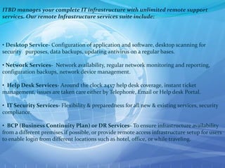 Infrastructure management | PPT