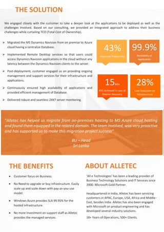 Infrastructure migration to azure cloud | PDF