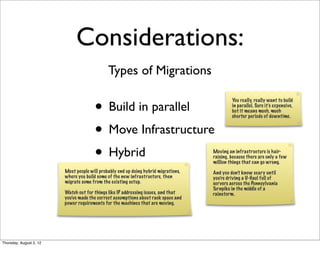 Infrastructure Migration | PDF