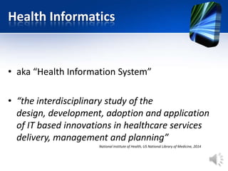 Infrastructure of an informatics department4 | PPTX