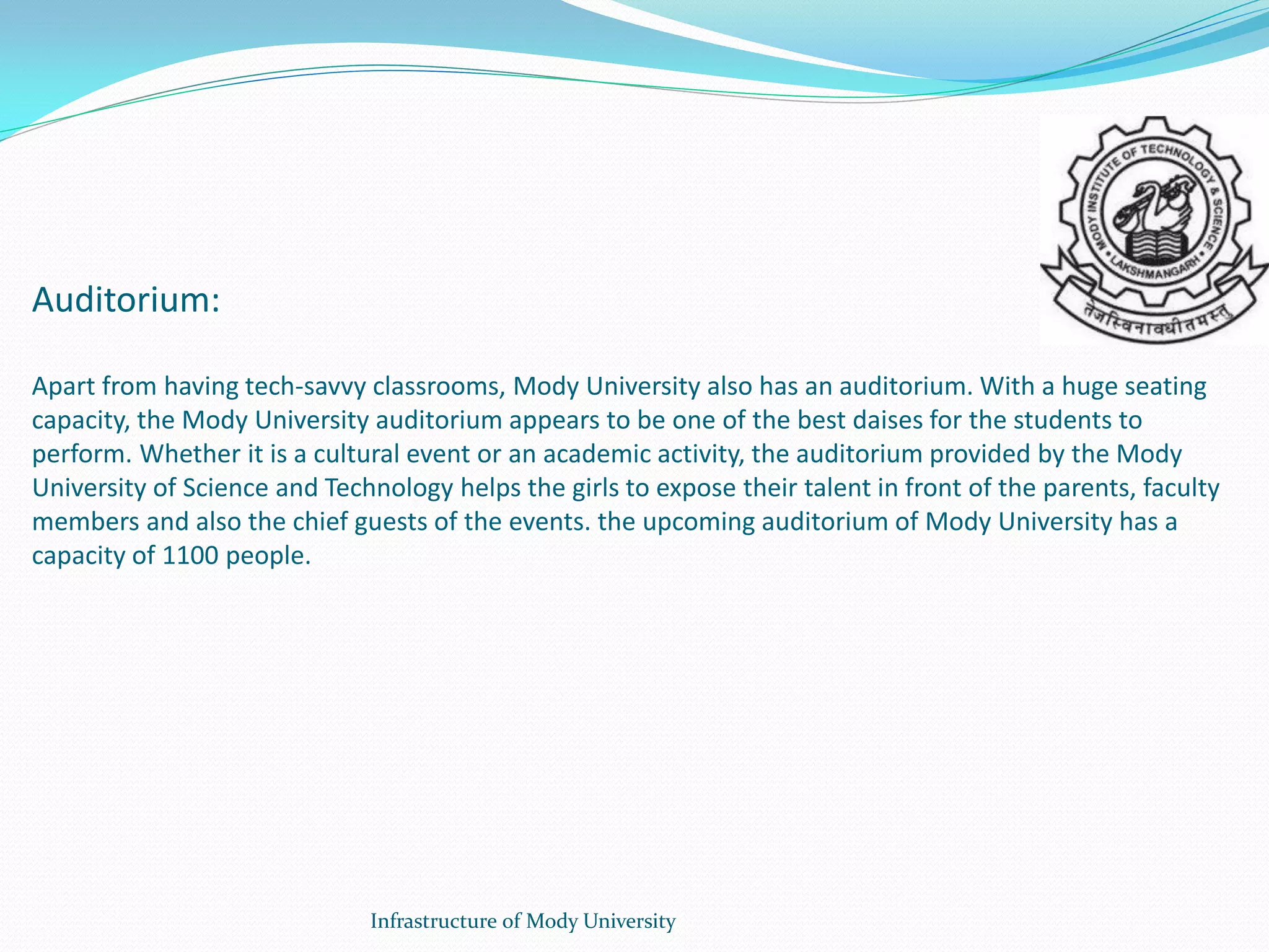 Mody university - Best University in India | PPT