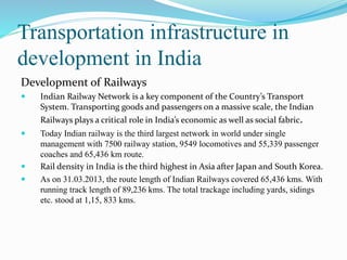 Infrastructure of transportation | PPTX