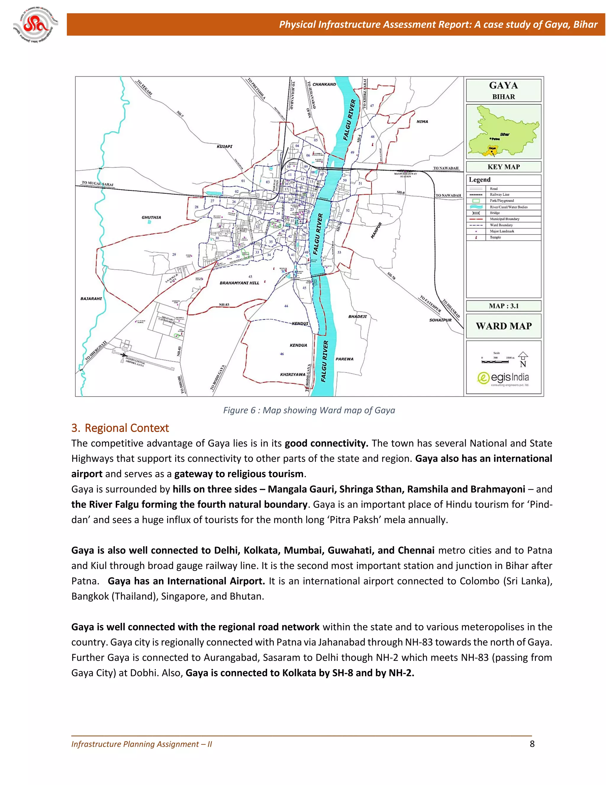 Physical Infrastructure Assessment Report: A case study of Gaya, Bihar ...
