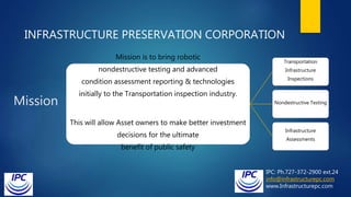Infrastructure Preservation Advanced Bridge inspection & Infrastructure ...
