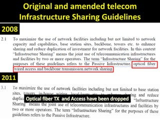 Infrastructure sharing in bangladesh bottlenecks and way forward | PPT
