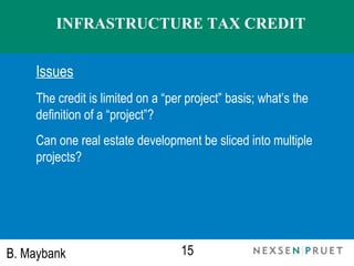 Infrastructure Tax Credit | PPT
