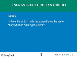 Infrastructure Tax Credit | PPT