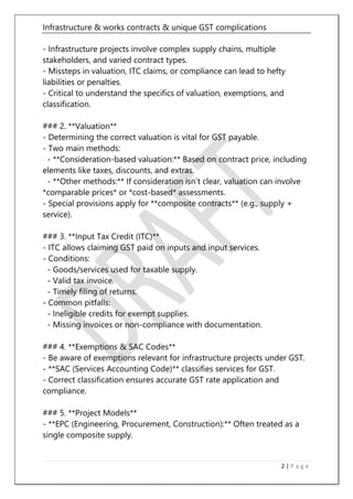 Infrastructure & works contracts & unique GST complications.pdf