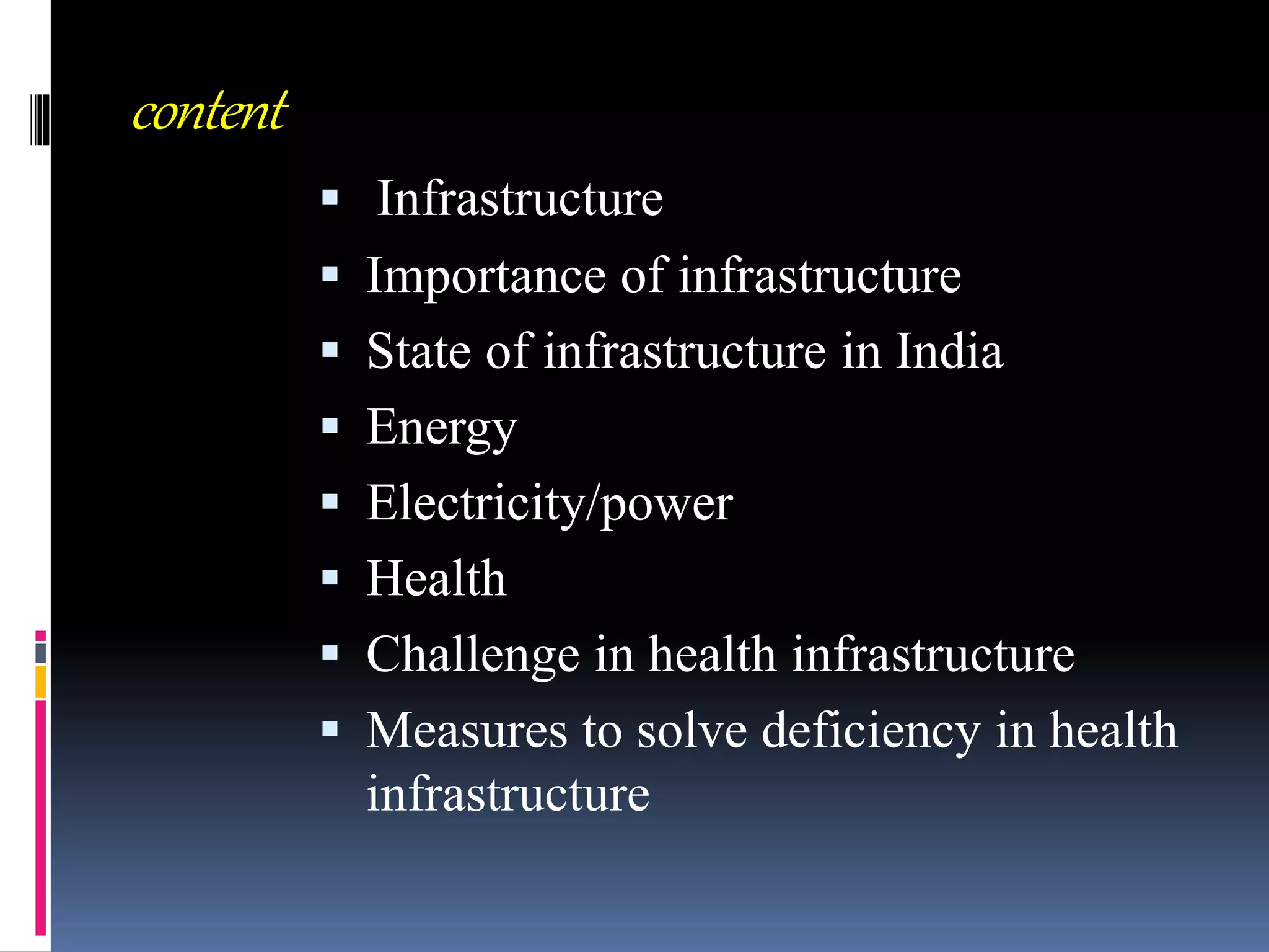 Infrastrucure | PPTX