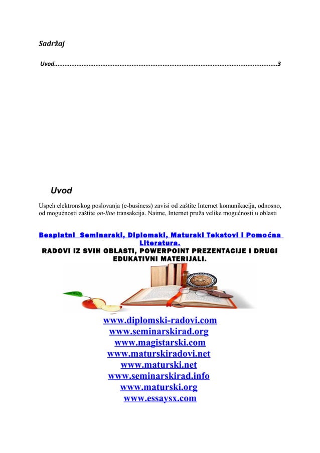 Infrastruktura javnog kljuca, digitalni potpis i digitalni sertifikat | PDF | Free Download