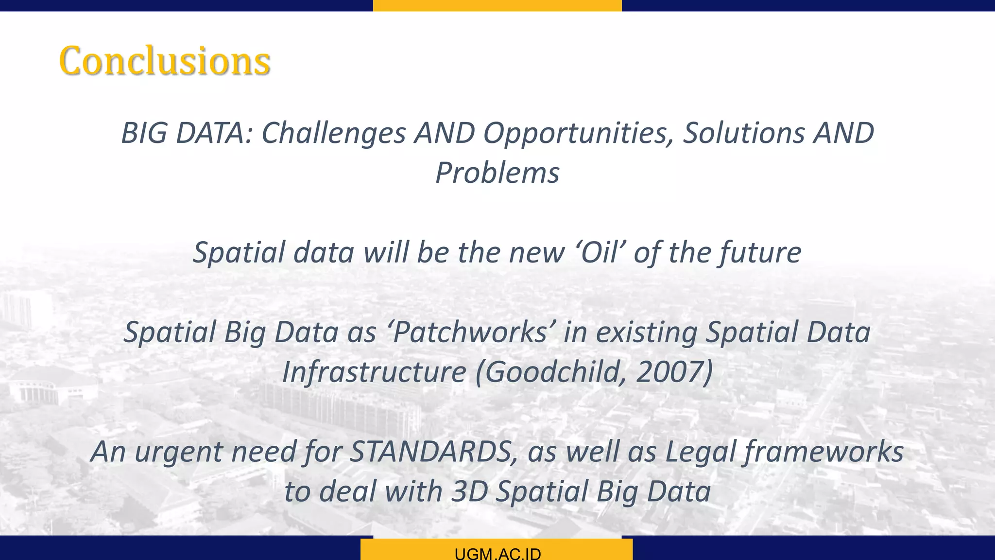 Infrastruktur Informasi Geospasial untuk Big Data dan 3D Geoinformasi | PPTX