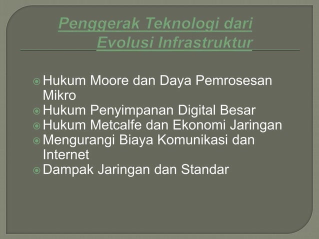 Infrastruktur ti dan teknologi baru | PPTX