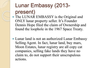 Land Acquisition On Moon | PPTX