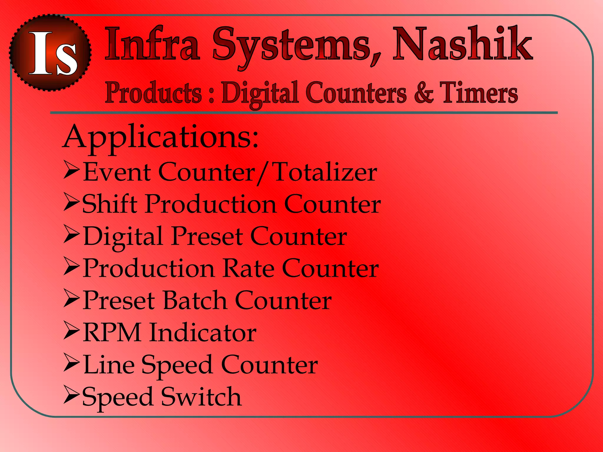 Infra systems | PPT