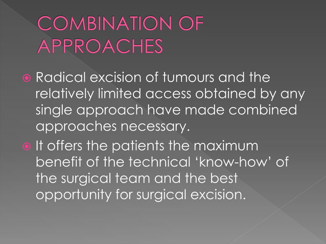 Infratemporal fossa approaches | PPTX