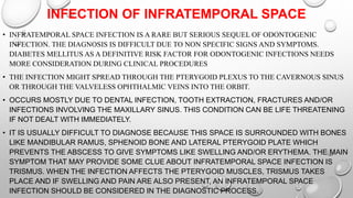 Infratemporal space infection | PPT