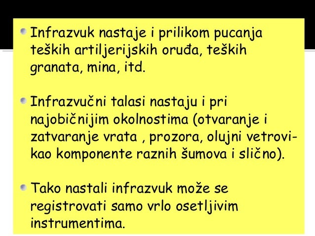 Infrazvuk i-ultrazvuk