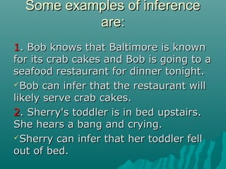Infrencing | PPT