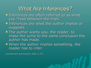 Infrencing | PPT