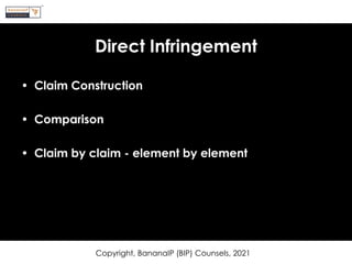 Infringement Analysis | PDF