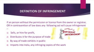 Infringement of Copyright (Case Laws) | PPTX