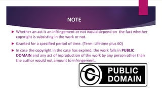 Infringement of Copyright (Case Laws) | PPTX