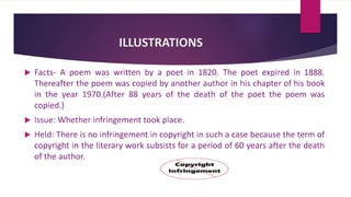 Infringement of Copyright (Case Laws) | PPTX