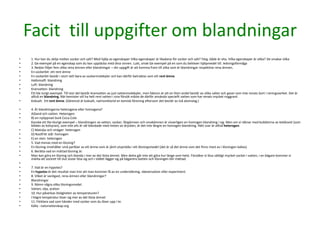 Inför no provet v. 45 | PPT