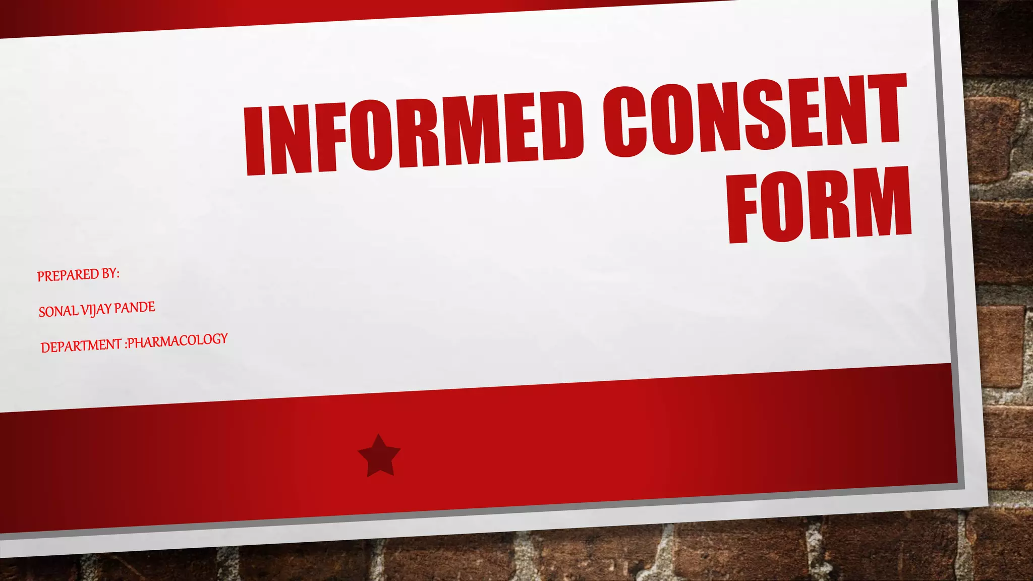 Infromed consent | PPTX