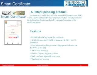 Infronics Company Profile | PDF
