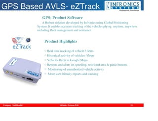 Infronics Company Profile | PDF