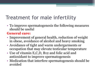 Infertility Male and female | PPTX