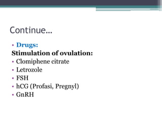 Infertility Male and female | PPTX