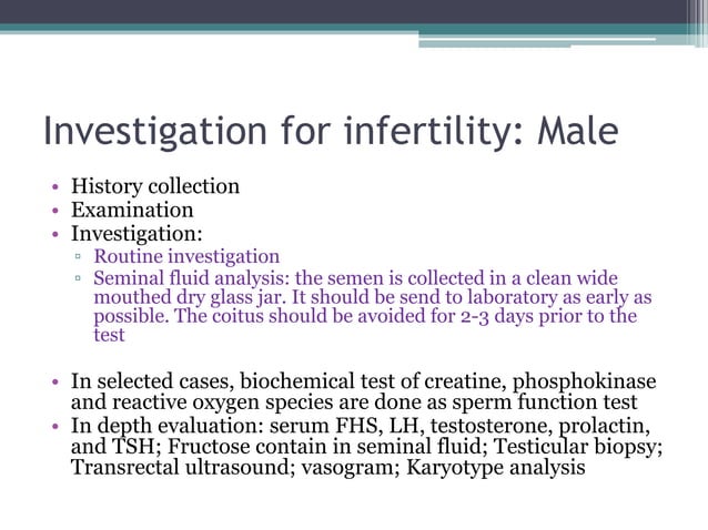 Infertility Male and female | PPTX