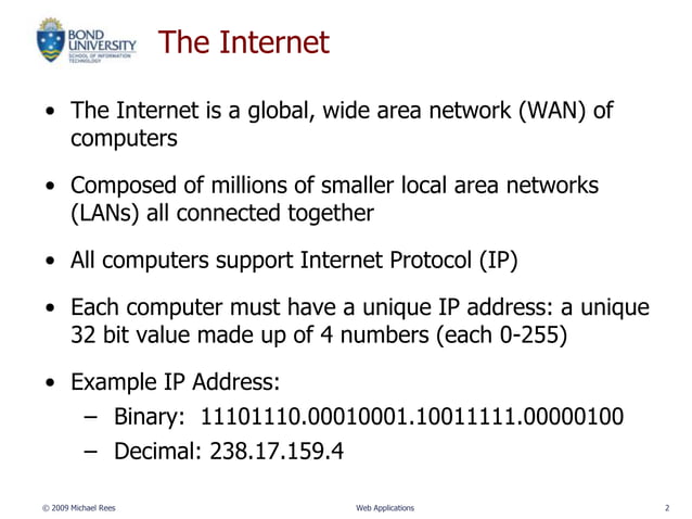 INFT132 093 02 Internet Concepts | PPT
