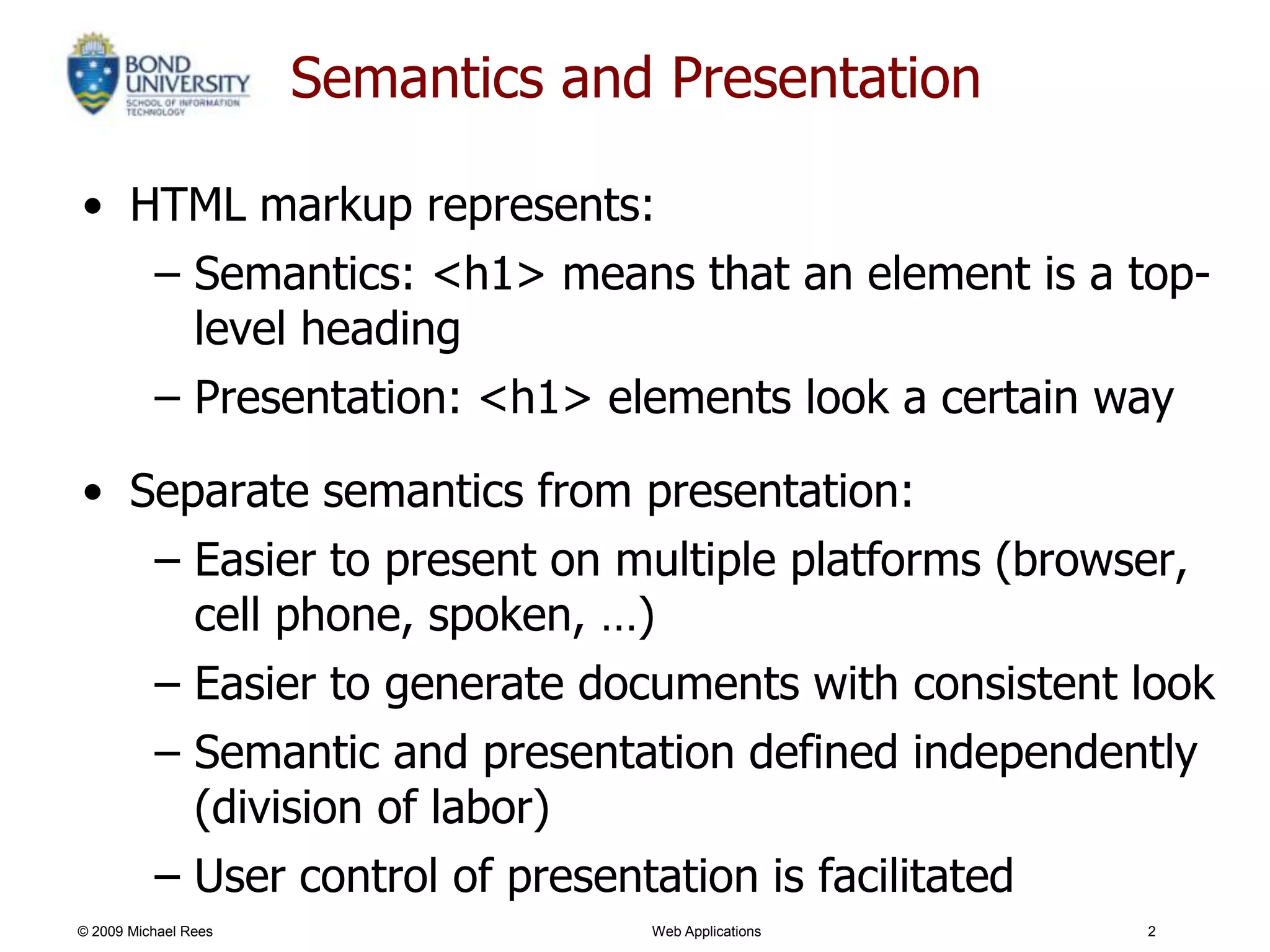 INFT132 093 05 Cascading Style Sheets | PPT