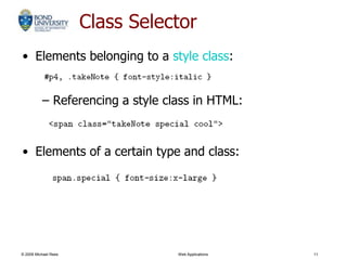 INFT132 093 05 Cascading Style Sheets | PPT