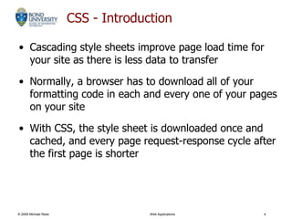 INFT132 093 05 Cascading Style Sheets | PPT