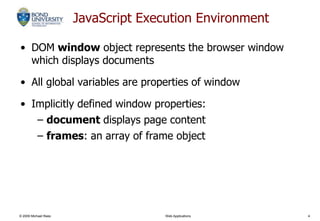 INFT132 093 07 Document Object Model | PPT