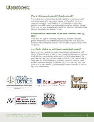 Infuse - Medtronic Medical Device Lawsuits | PDF