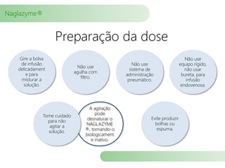 Infusões de galsulfase (naglazyme) | PPTX