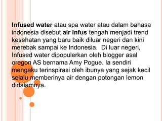 INFUSED WATER | PPSX