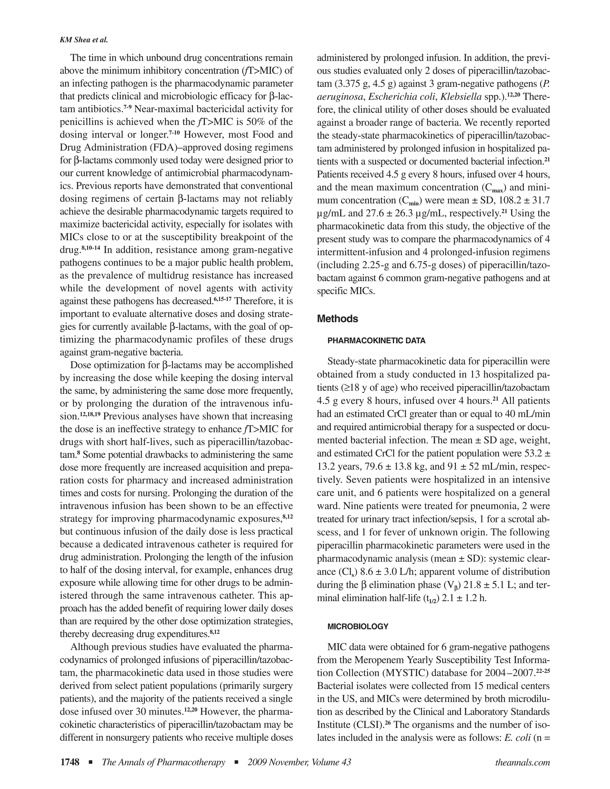 Infusion de 4 horas de tazocin | PDF