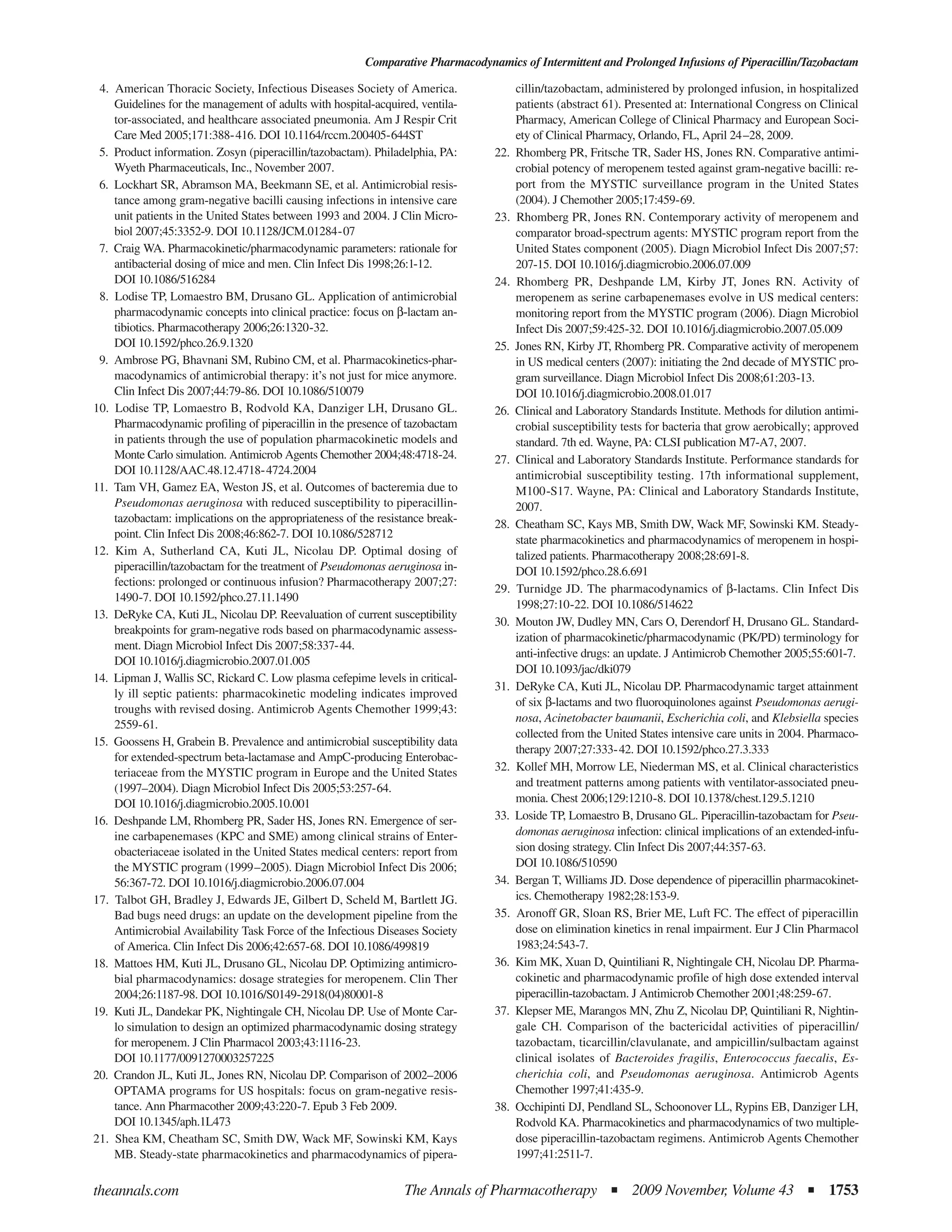 Infusion de 4 horas de tazocin | PDF