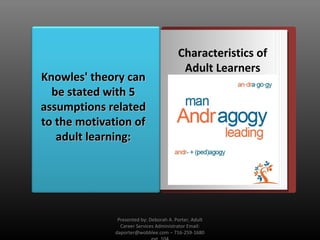 Infusion of Andragogy and Reflective Learning in the Classroom | PPT