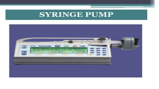 Infusion pomp definition uses and types .pptx