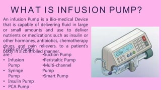 Infusion pump | PPTX