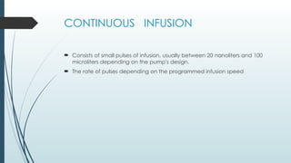 INFUSION PUMPS AND Syringe Pump........... | PPTX