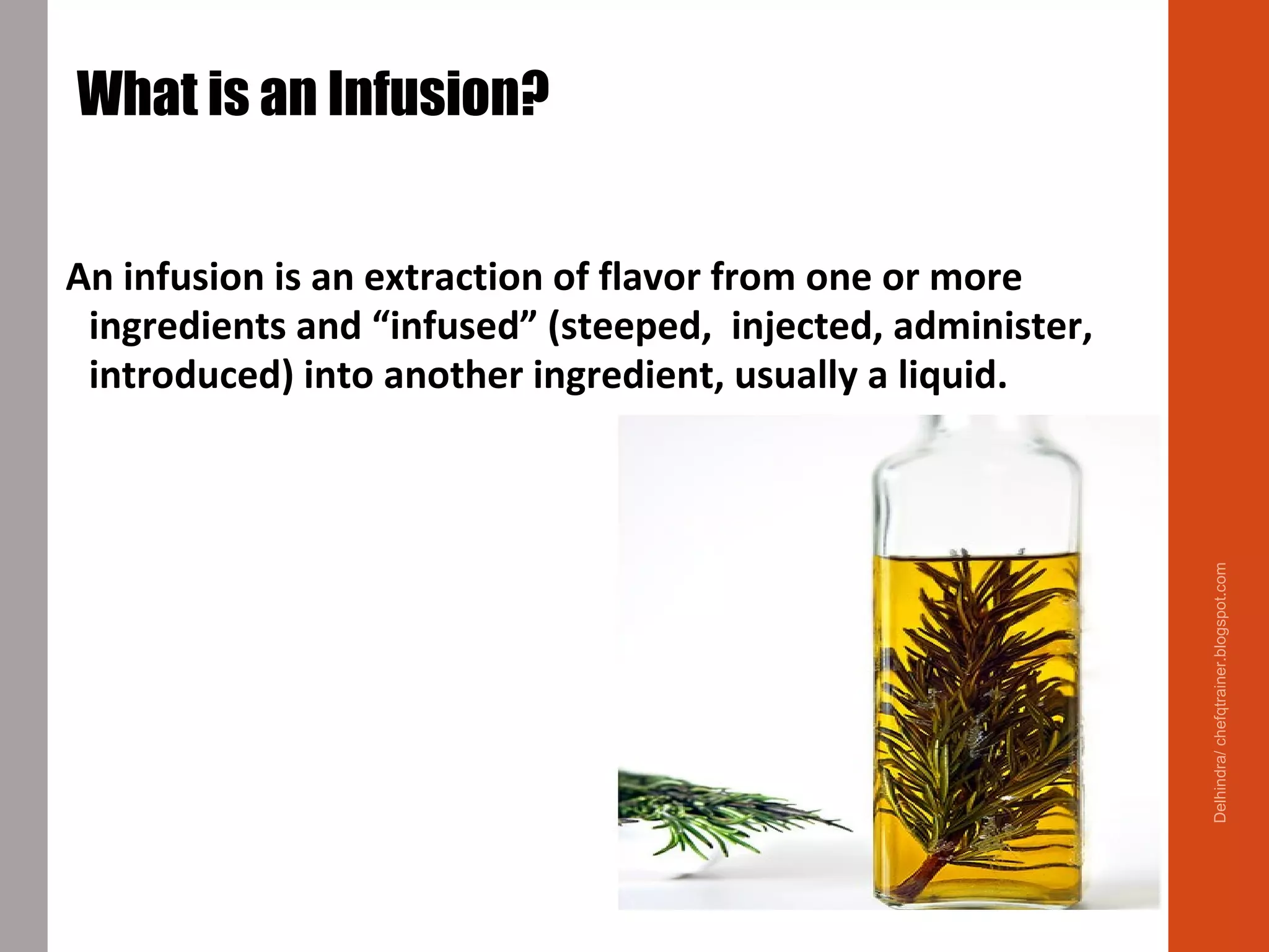 Infusions: www.chefqtrainer.blogspot.com