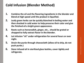 Infusions: www.chefqtrainer.blogspot.com